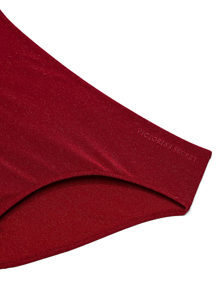 Buy Body by Victoria Flex Shimmer Mid-Rise Bikini Panty, Red Lacquer ...