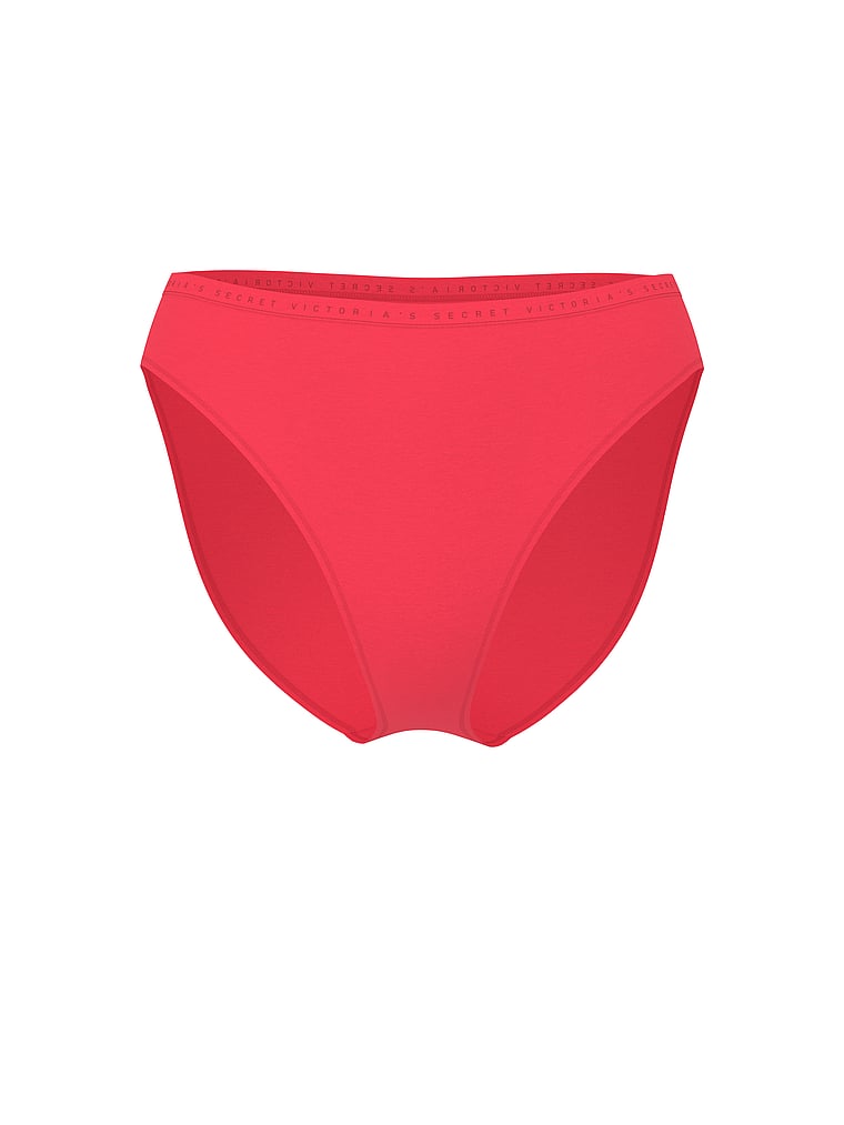 Buy Stretch Cotton High-Leg Brief Panty, Poppy - Order Panties online ...