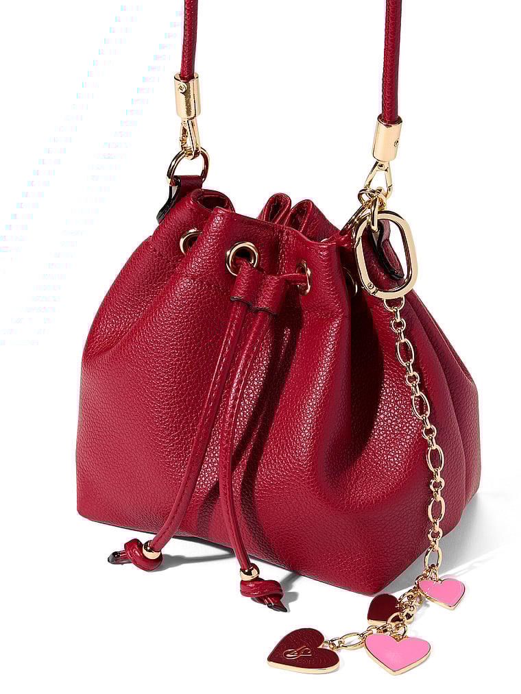 Buy Dangle Hearts Bag Charm Keychain, Red Dangly Hearts - Order Small ...