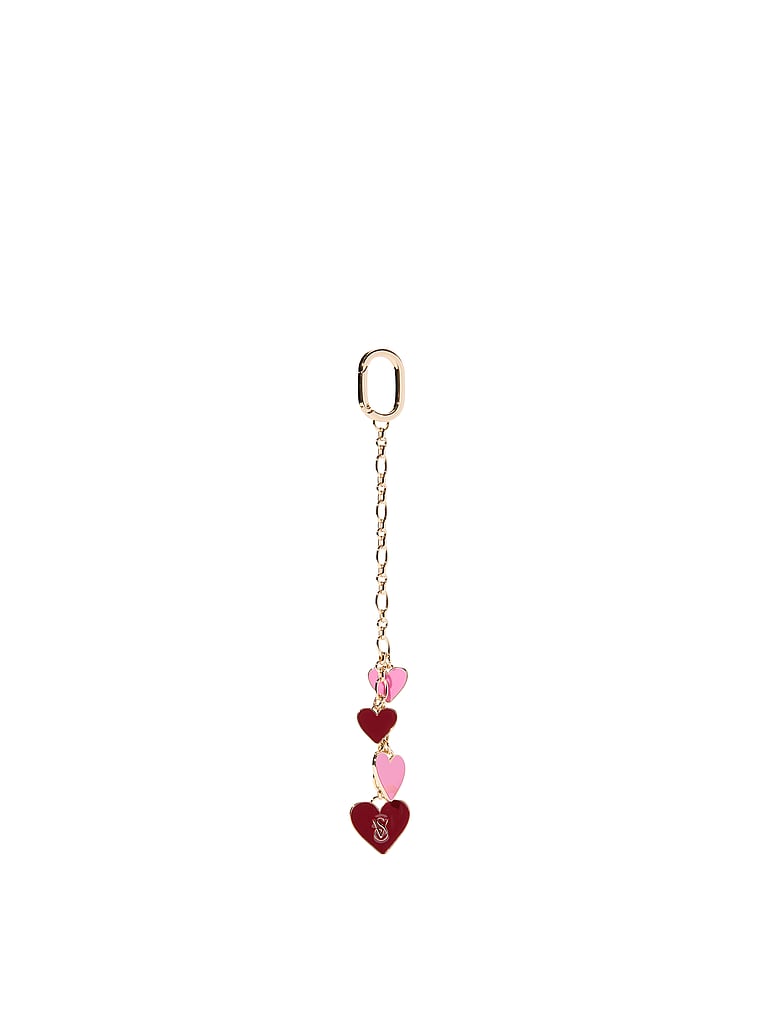 Buy Dangle Hearts Bag Charm Keychain, Red Dangly Hearts - Order Small ...