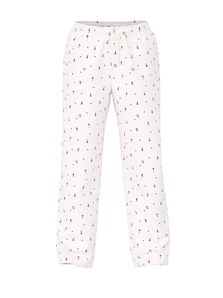 Buy Heritage Cotton Pajama Pants, Floral - Order Pajama Bottoms online ...