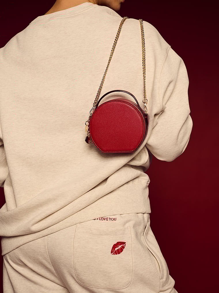 Buy Hat Box Crossbody Bag, Red Lacquer - Order Bags online - Victoria's ...