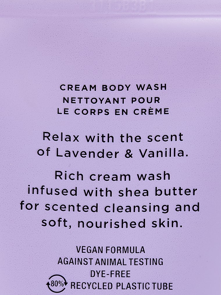 Buy Natural Beauty Cream Body Wash, Lavender & Vanilla - Order Body ...