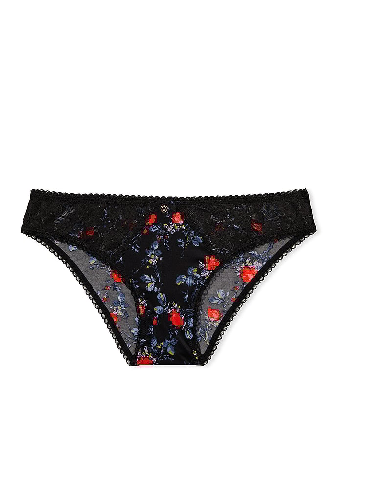 Buy Solid & Lace Cheekini Panty, - Order undefined online - Victoria's ...