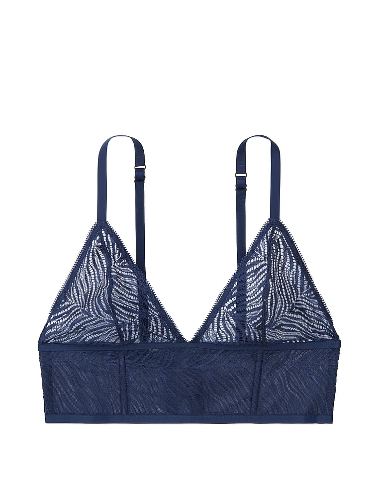 VictoriasSecret Unlined Zebra Lace Bralette - 11158750-98L4