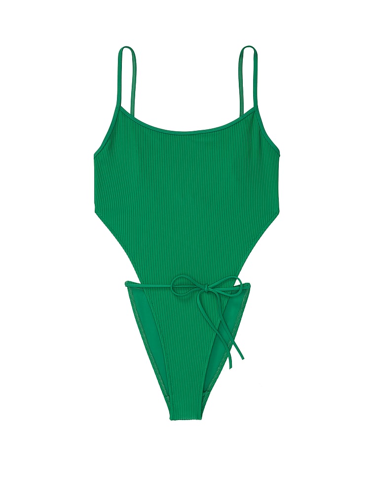 VictoriasSecret Ribbed Open Side One-piece - 11169722-00K4