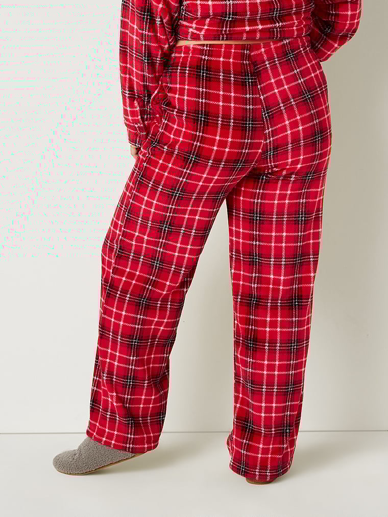 Buy Teddy Wide Leg Pajama Pants, - Order undefined online - PINK US