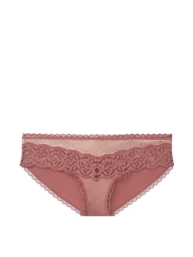 VictoriasSecret Lace Solid Bikini Panty - 11165001-91Q7