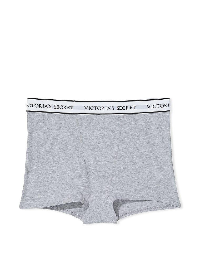 Buy Logo Cotton High-Waist Boyshort Panty - Order Panties online ...