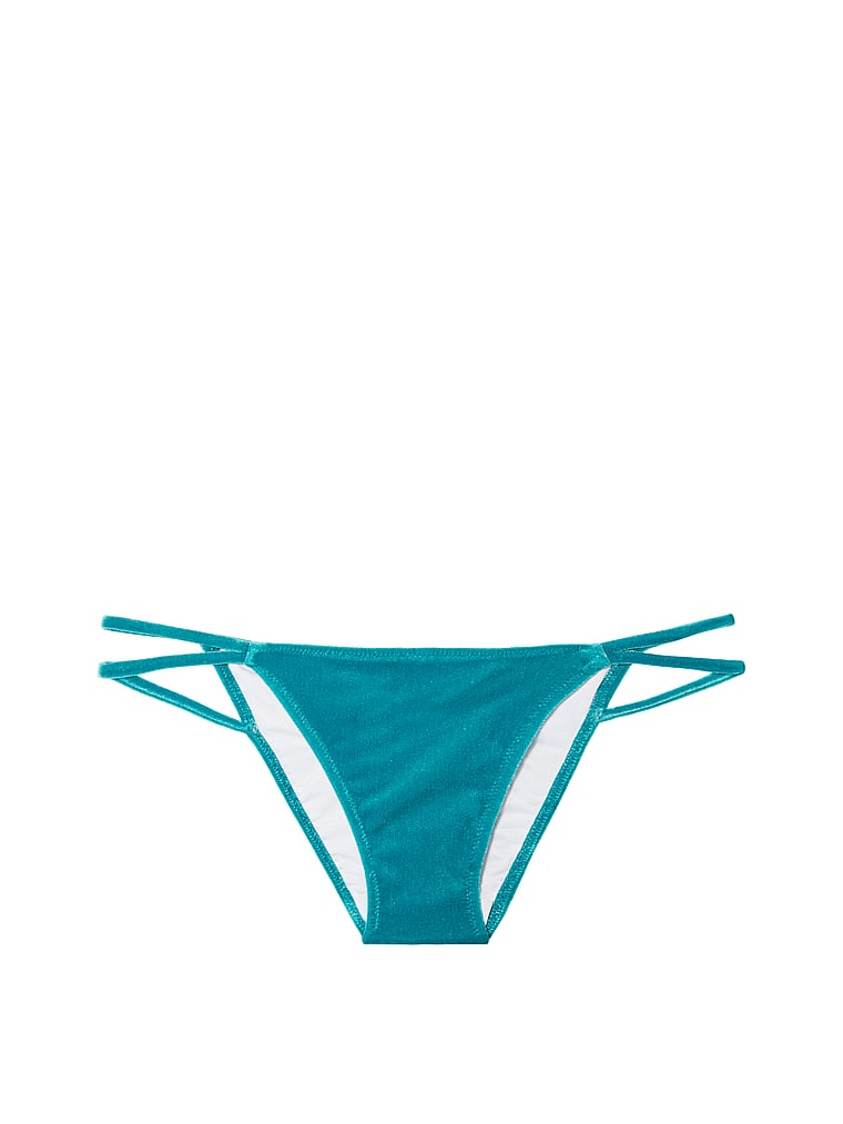 Buy Velvet String Mini Bikini, - Order undefined online - PINK