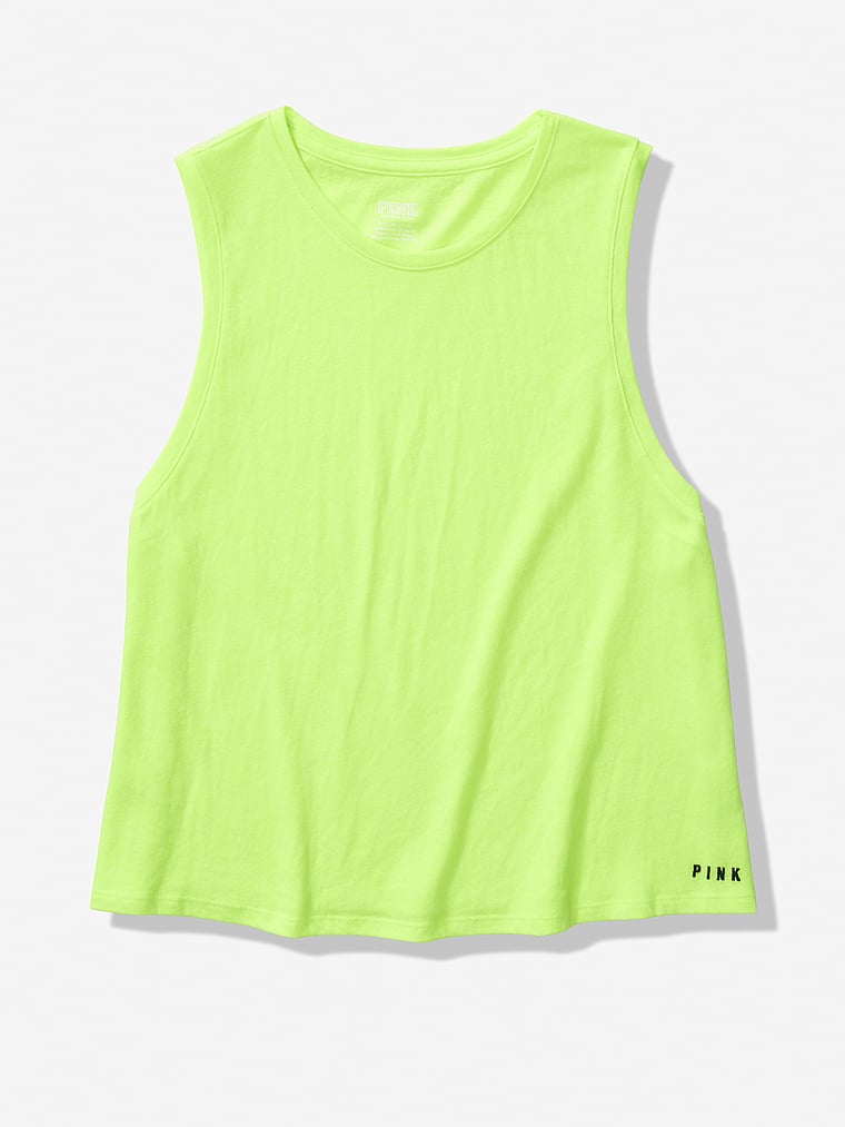 VictoriasSecret New! Ultimate Crop Muscle Tank - 11158303-4IN4