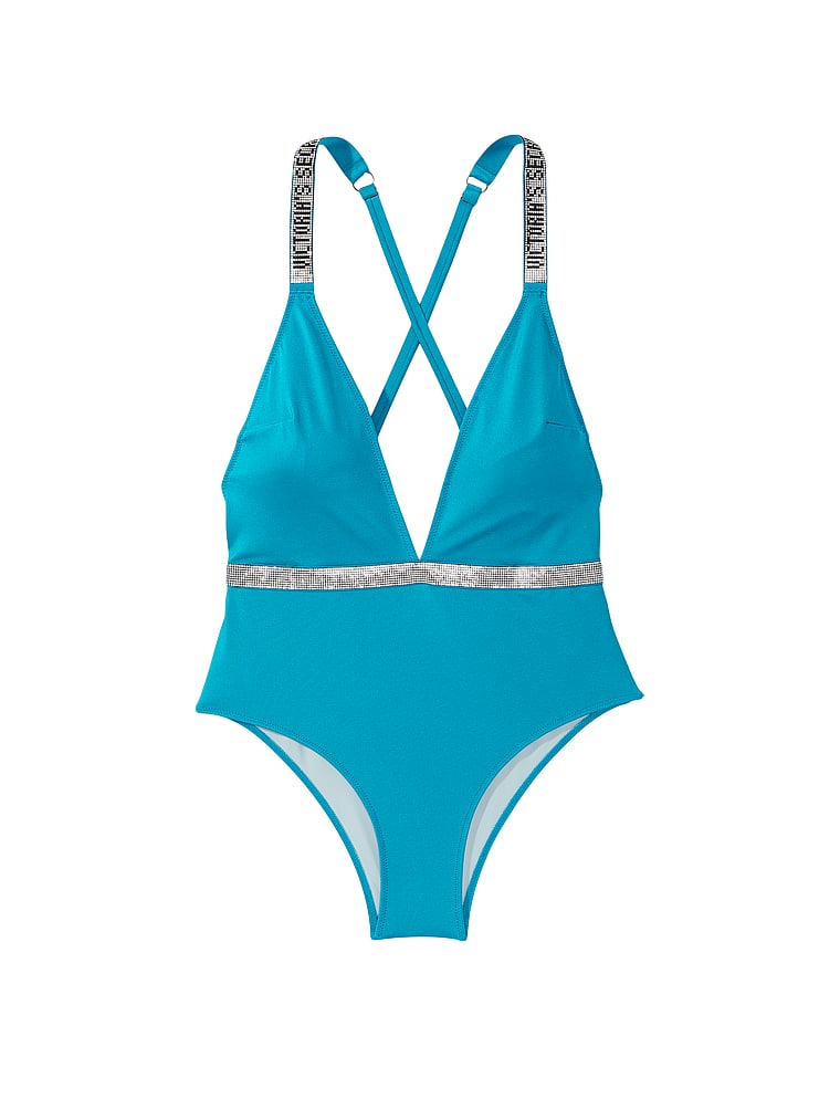 Buy Shine Plunge One-Piece Swimsuit, - Order undefined online ...