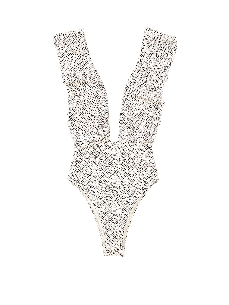 Buy V-plunge Ruffle One-piece, - Order undefined online - Victoria's ...