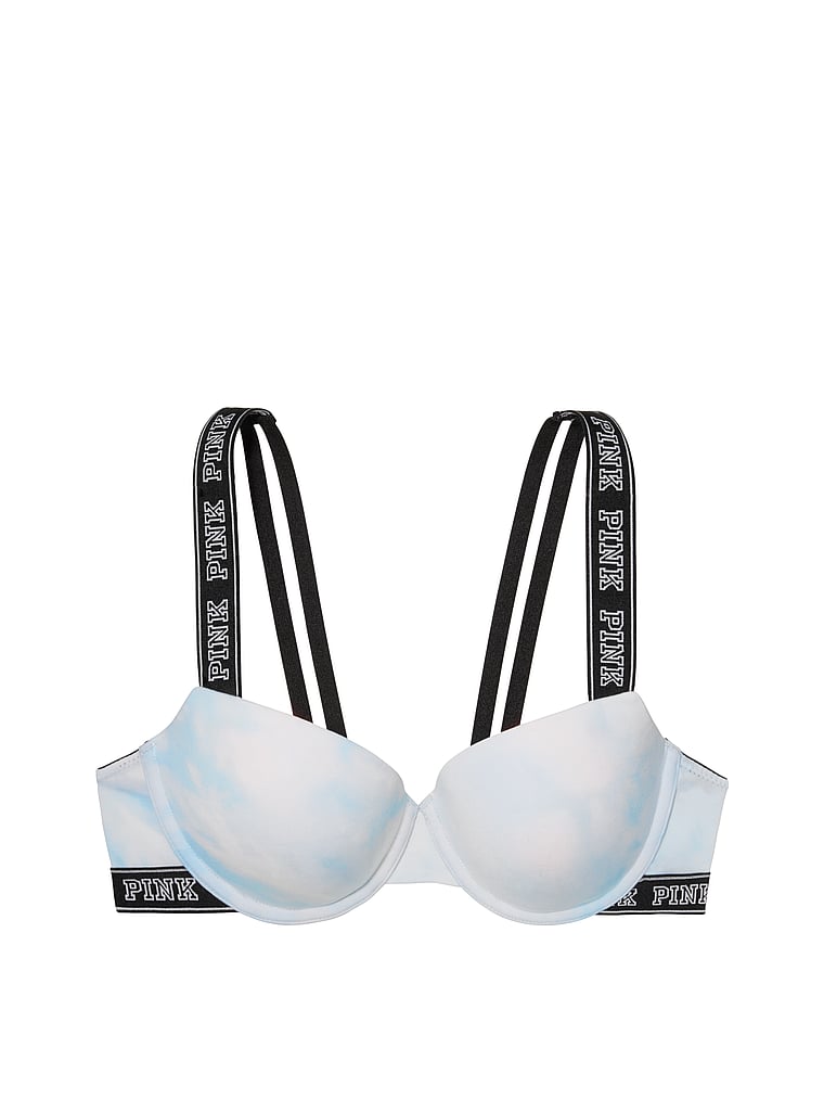 Buy Logo Push-Up Balconette, - Order undefined online - PINK