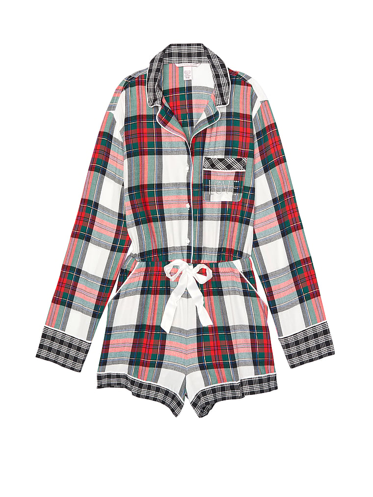 Buy Flannel Romper, - Order undefined online - Victoria's Secret US