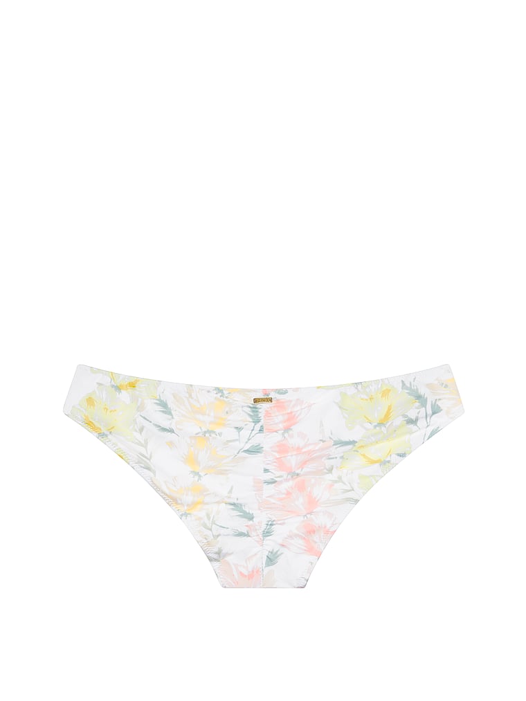 Buy Shine Ruched Back Mini Bikini, - Order undefined online - PINK