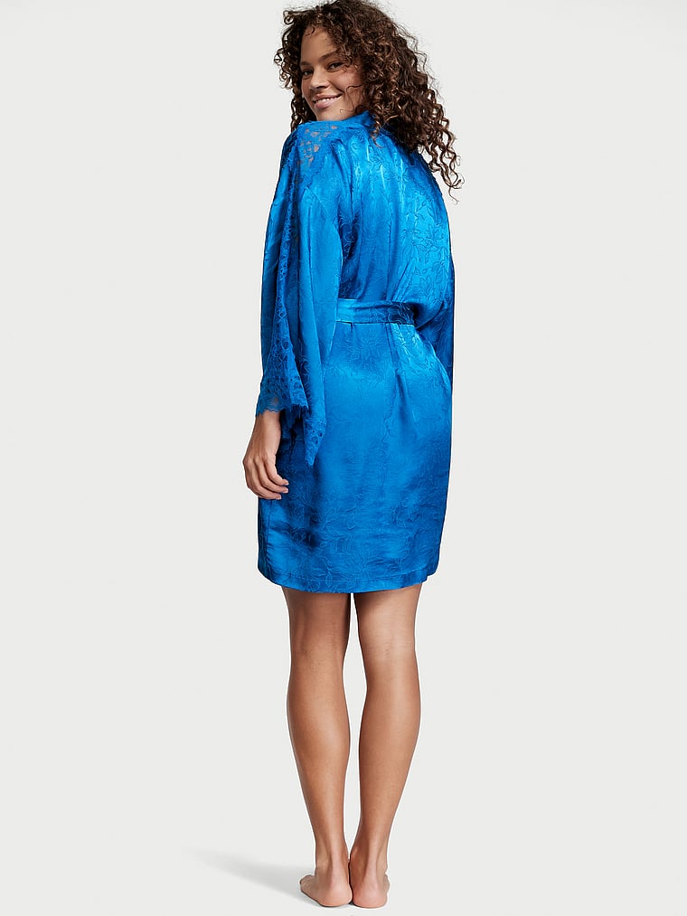 Buy Jacquard Flounce Robe, - Order undefined online - Victoria's Secret US