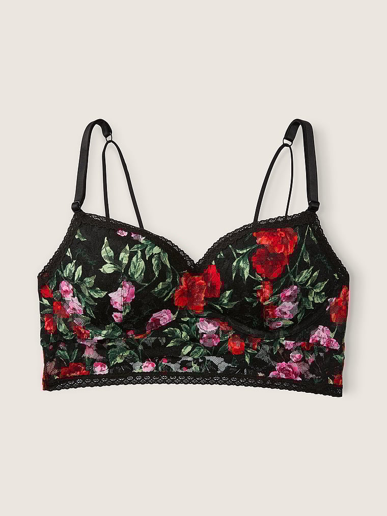 Buy Lace Push-Up Bralette, - Order undefined online - PINK