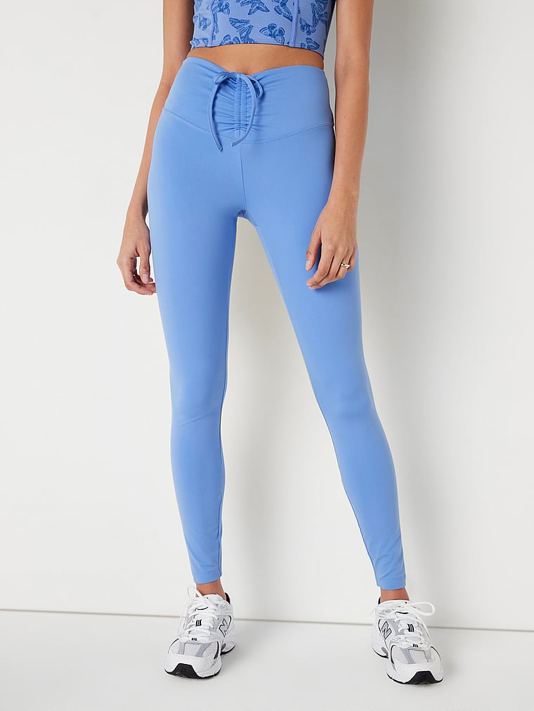 Buy Adjustable Waist Ruched Leggings, - Order undefined online - PINK US