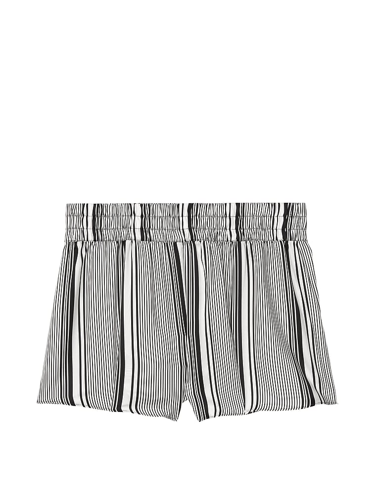 Buy Ruched-waist Satin Sleep Short, - Order undefined online - Victoria ...