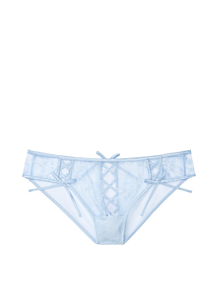 Buy Lace-Up Floral Cheekini Panty, - Order undefined online - Victoria ...