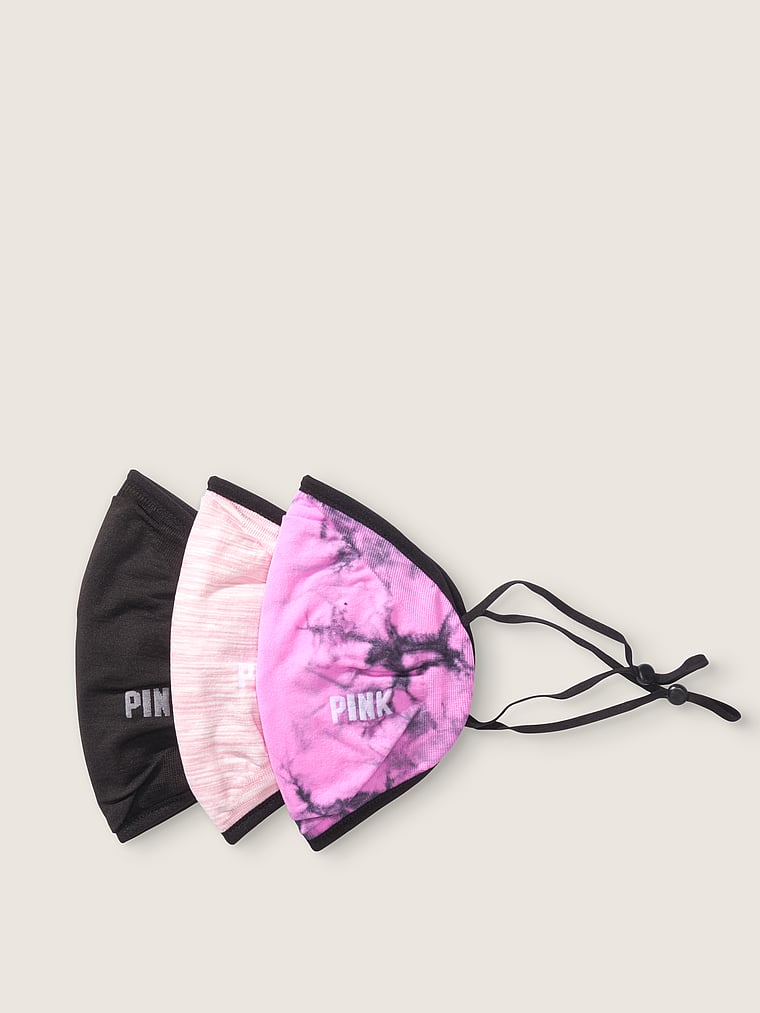 Buy 3-Pack Reusable Seamless Mask, - Order undefined online - PINK