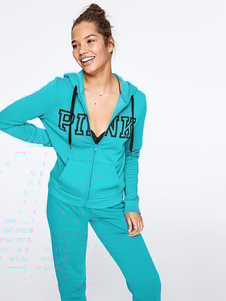 VictoriasSecret Everyday Lounge Perfect Full-Zip - 11157155-4SPY