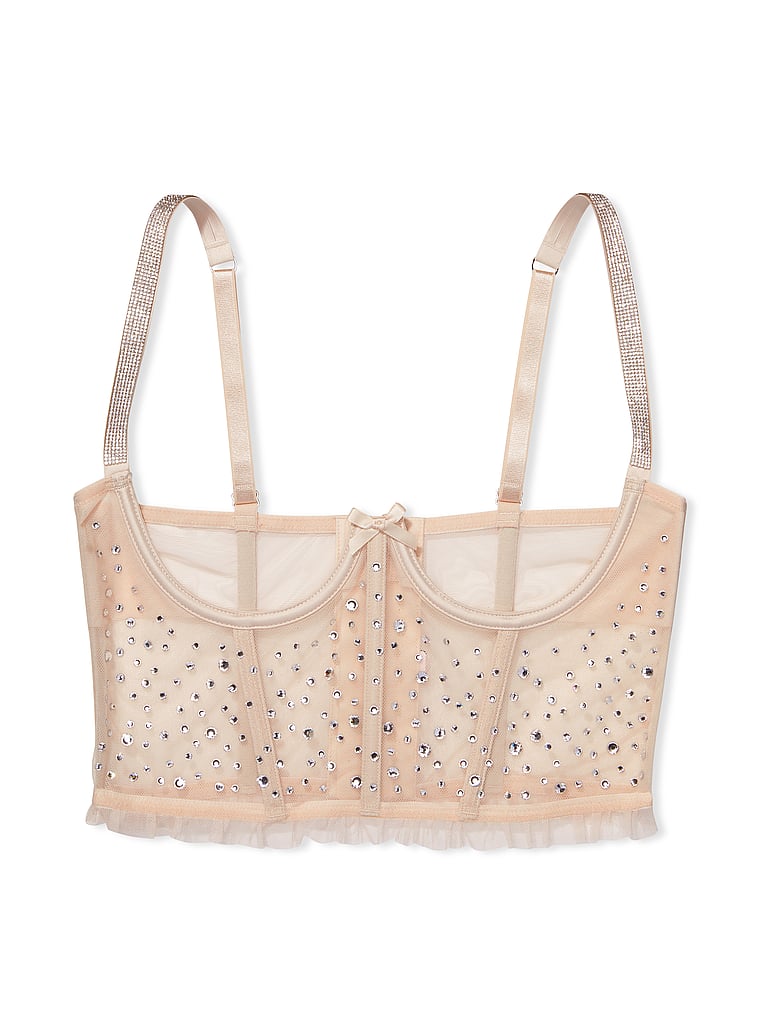 Buy Open Cup Shimmer Bra Top, - Order undefined online - Victoria's ...