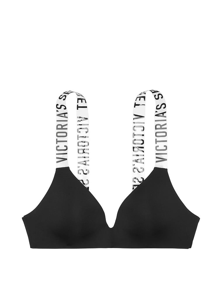 VictoriasSecret Patterned Strap Lightly Lined Wireless Bra - 11150335-54A2