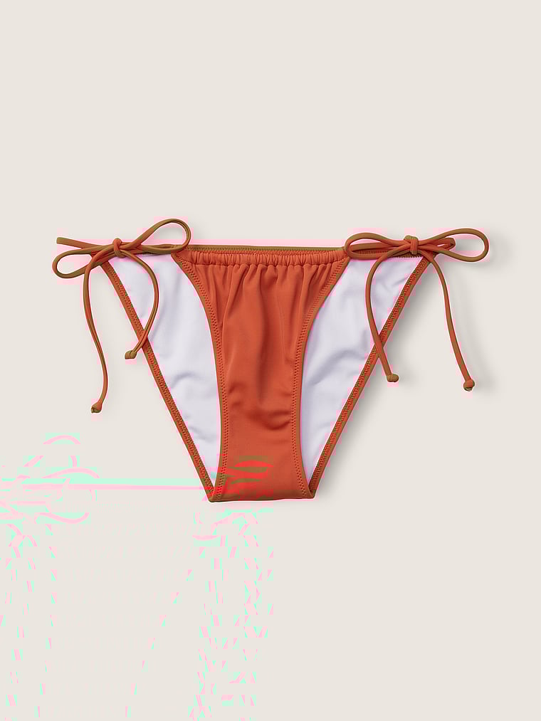 Buy Ruched String Bikini Bottom, - Order undefined online - PINK US