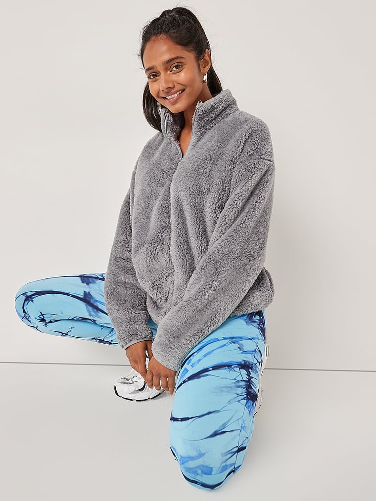 Buy Teddy Full-Zip Jacket, - Order undefined online - PINK US