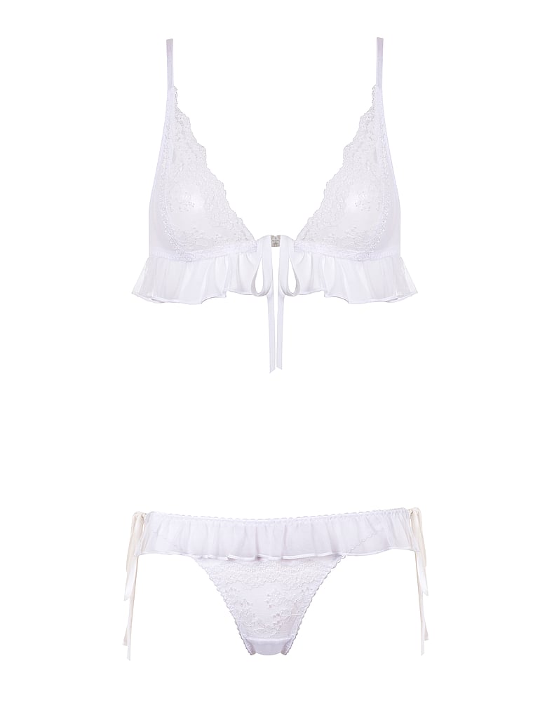 Buy Elm Row Ruffle Lace Bra, - Order undefined online - Victoria's ...