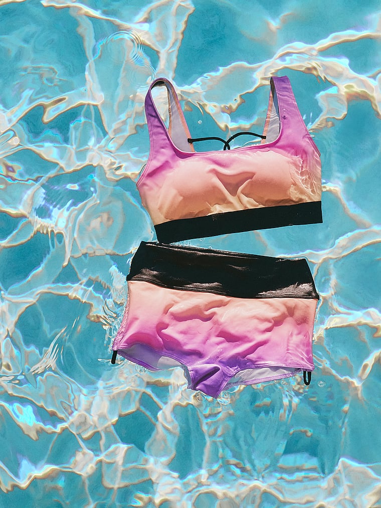 Buy Gym to Swim Square Neck Top, - Order undefined online - PINK US