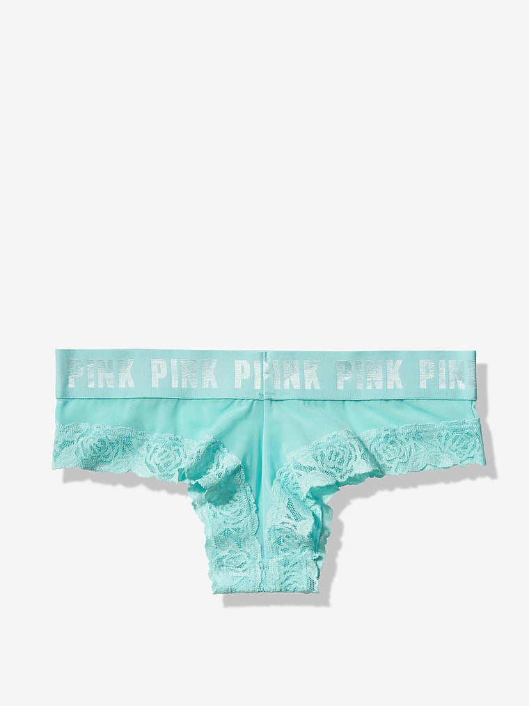 VictoriasSecret Logo Lace Cheekster - 11160627-4JDS