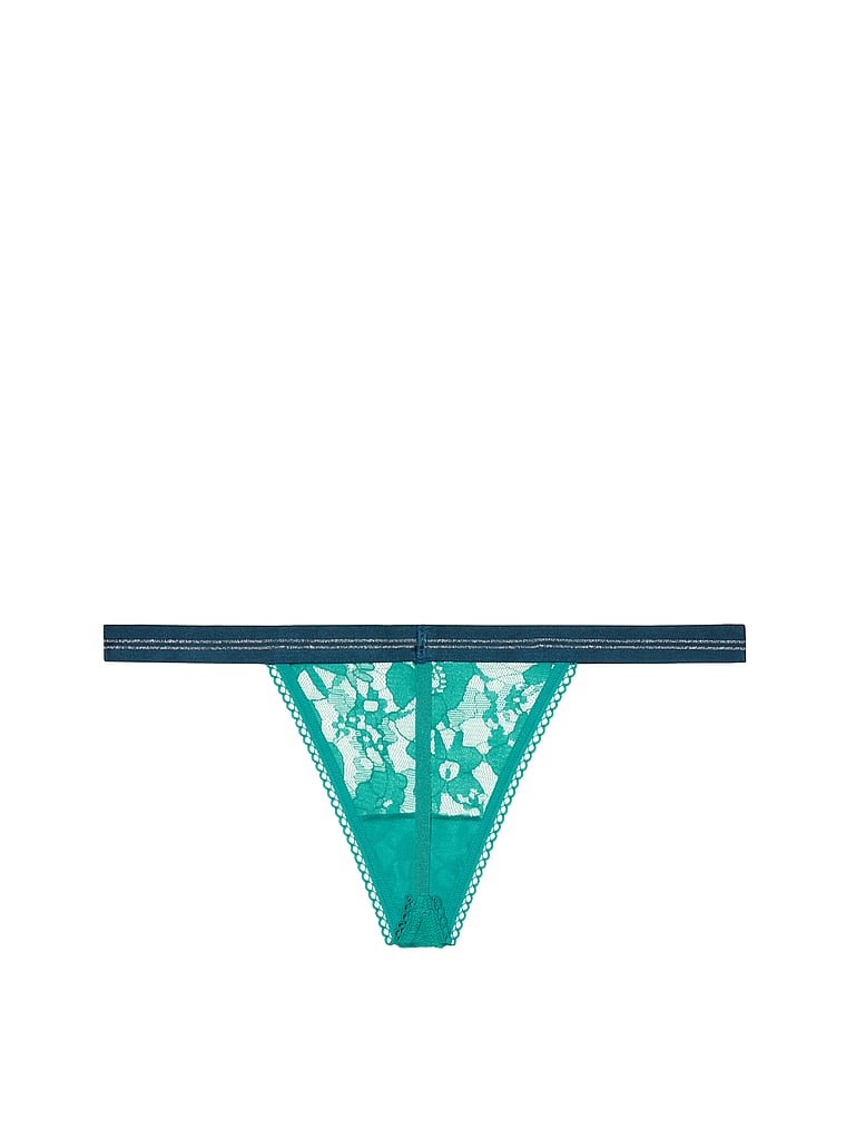 Buy Floral Lace V-string Panty, - Order undefined online - Victoria's ...