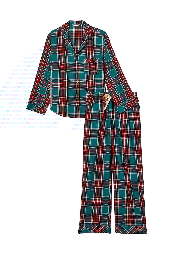 Buy Flannel Long Pajama Set, - Order undefined online - Victoria's Secret