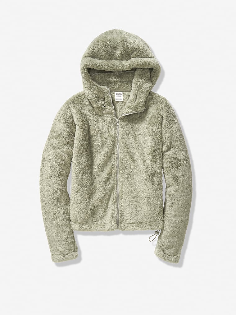 Buy Teddy Full-Zip, - Order undefined online - PINK