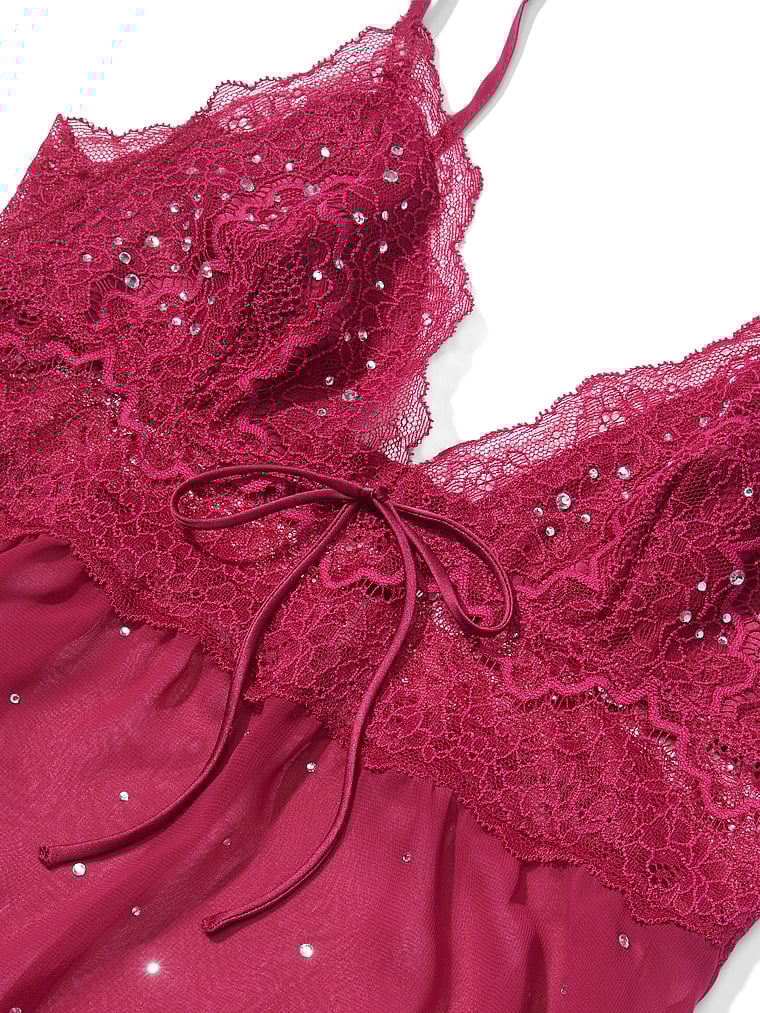 Buy Stretch Lace & Chiffon Cami Set, - Order undefined online ...