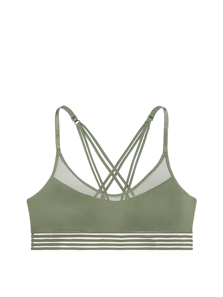 Buy Ultimate Unlined Sheer Stripe Sports Bra, - Order undefined online ...
