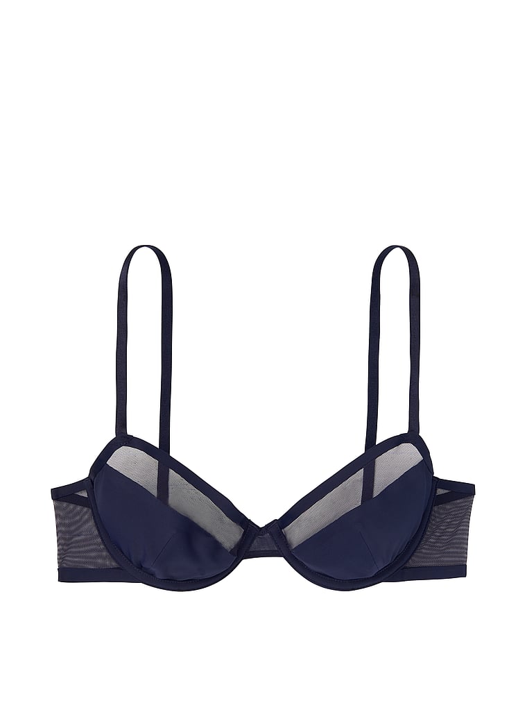 VictoriasSecret Unlined Mesh Demi Bra - 11154907-84L0