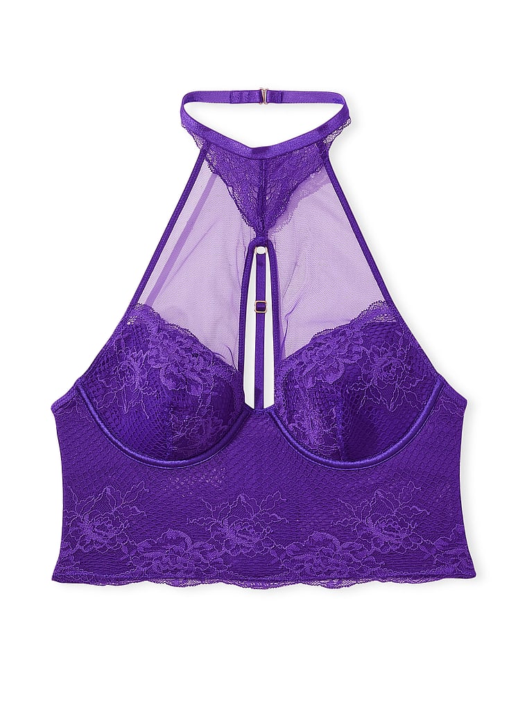 High Neck Lace Corset Top Very Sexy Vs