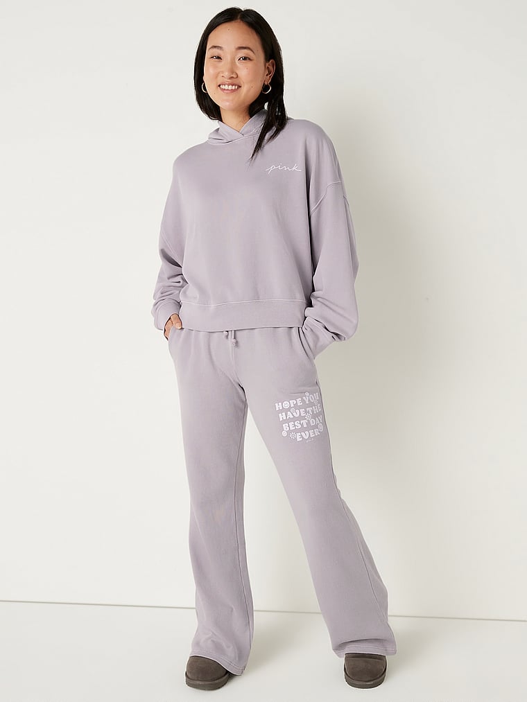 Buy High-Waist Flare Sweatpants, - Order undefined online - PINK US