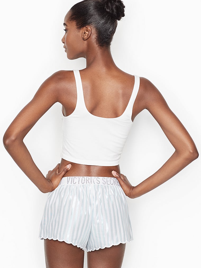 VictoriasSecret Logo Scallop Short - 11150723-4IR9