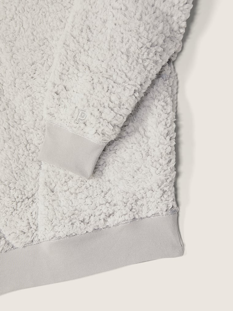 Buy Sherpa Crew Sweatshirt, - Order undefined online - PINK US