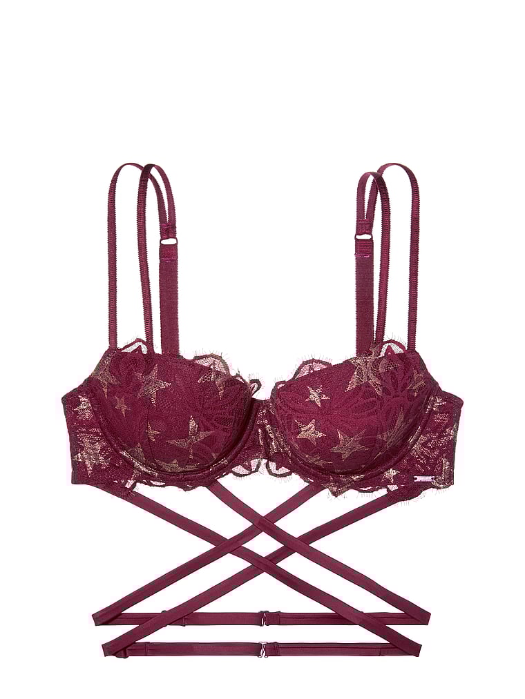 Buy The Date Wrap Push-Up, - Order undefined online - PINK