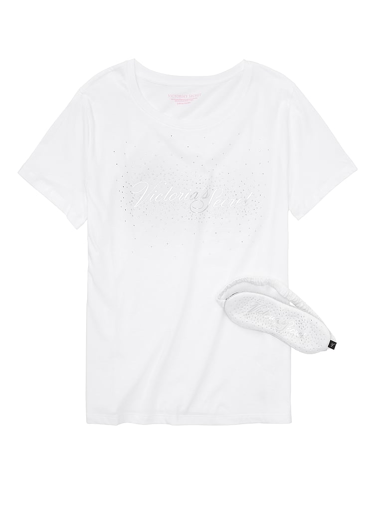 Buy Crewneck T-shirt & Eye Mask Set, - Order undefined online ...