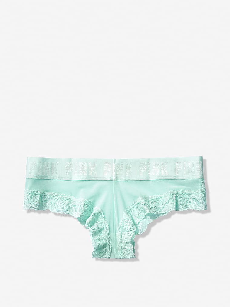 VictoriasSecret Logo Lace Cheekster - 11162943-48JS