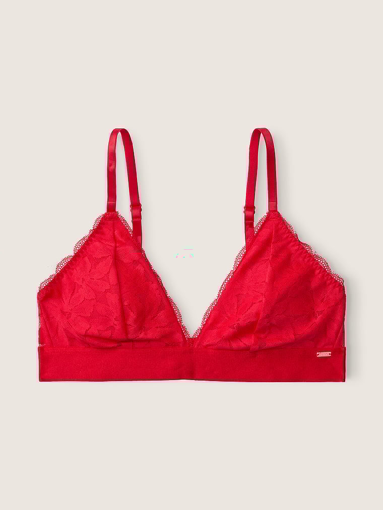 Buy Lace Triangle Bralette, - Order undefined online - PINK US