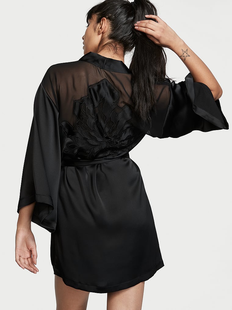 Buy Laser Cut Iris Applique Robe, - Order undefined online - Victoria's ...