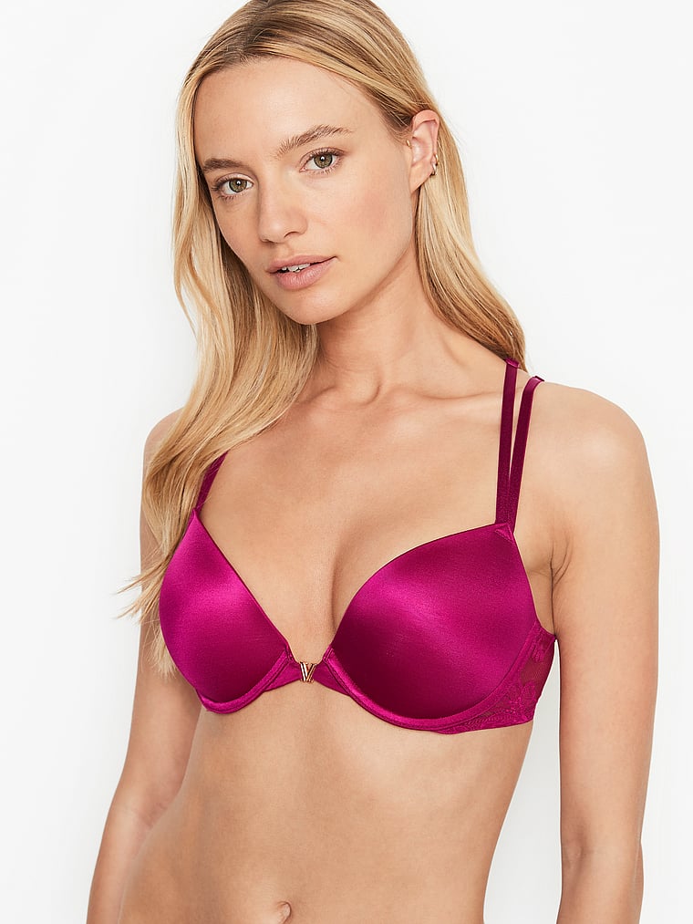 Buy Lace-back Front-close Push-Up Bra, - Order undefined online - Victoria's Secret